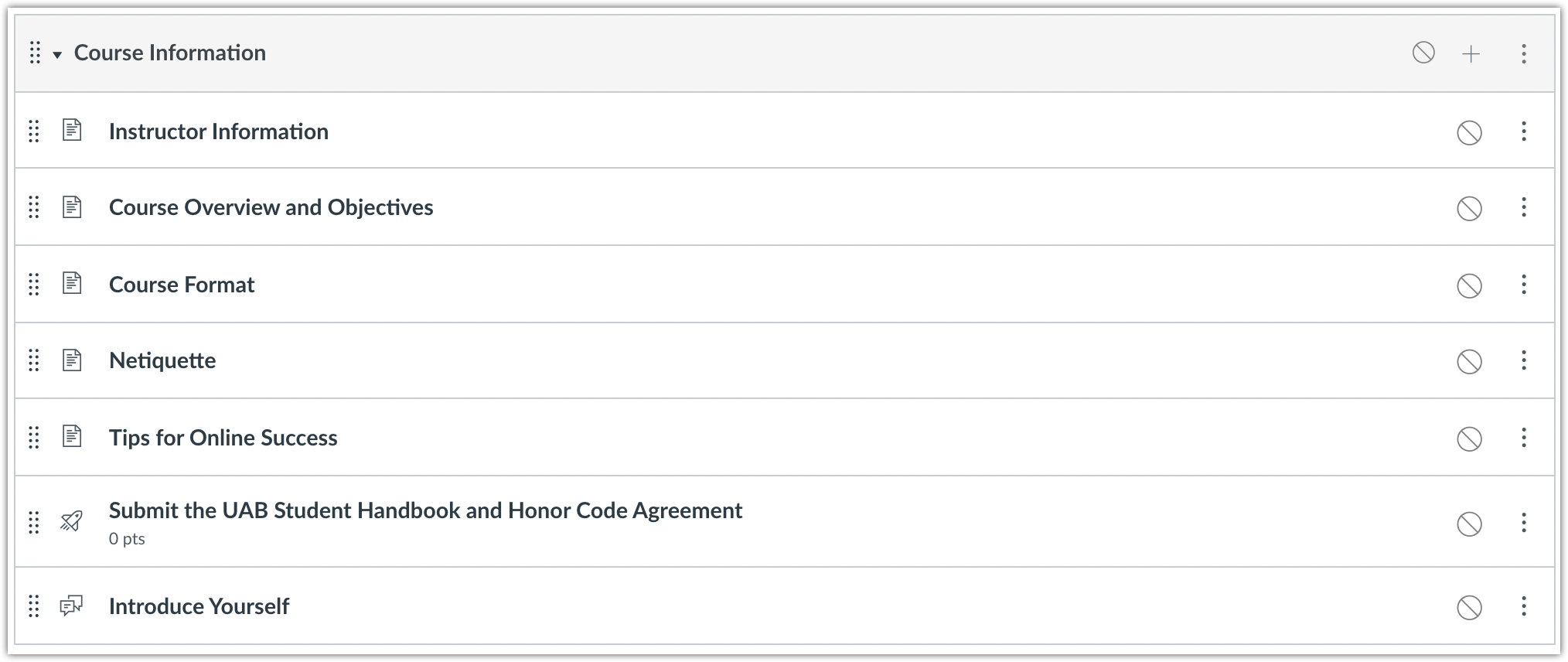 eLearning Canvas Course Templates Request - eLearning