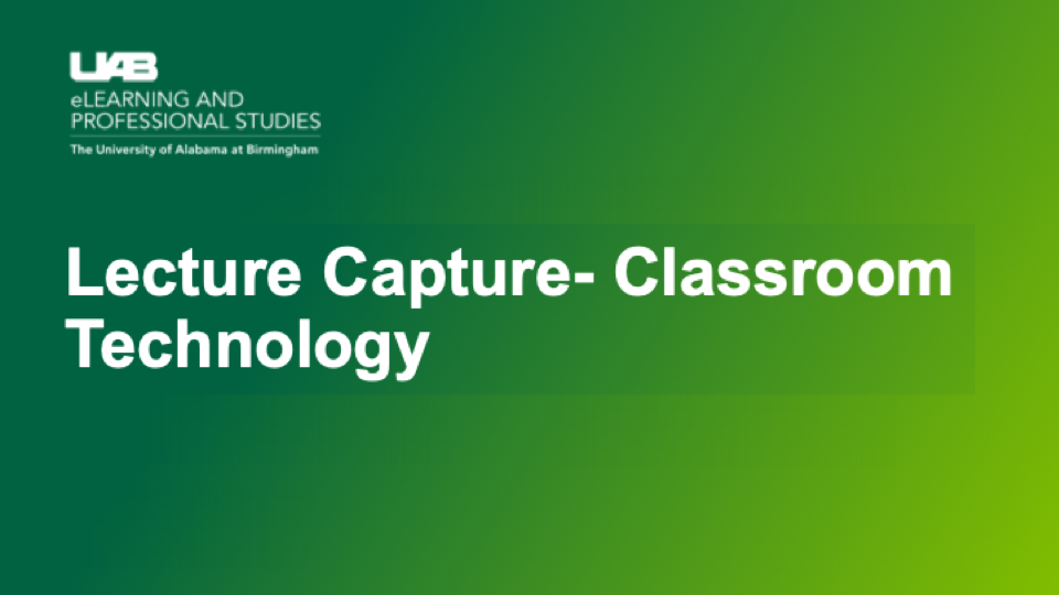 Kaltura Media Space - eLearning