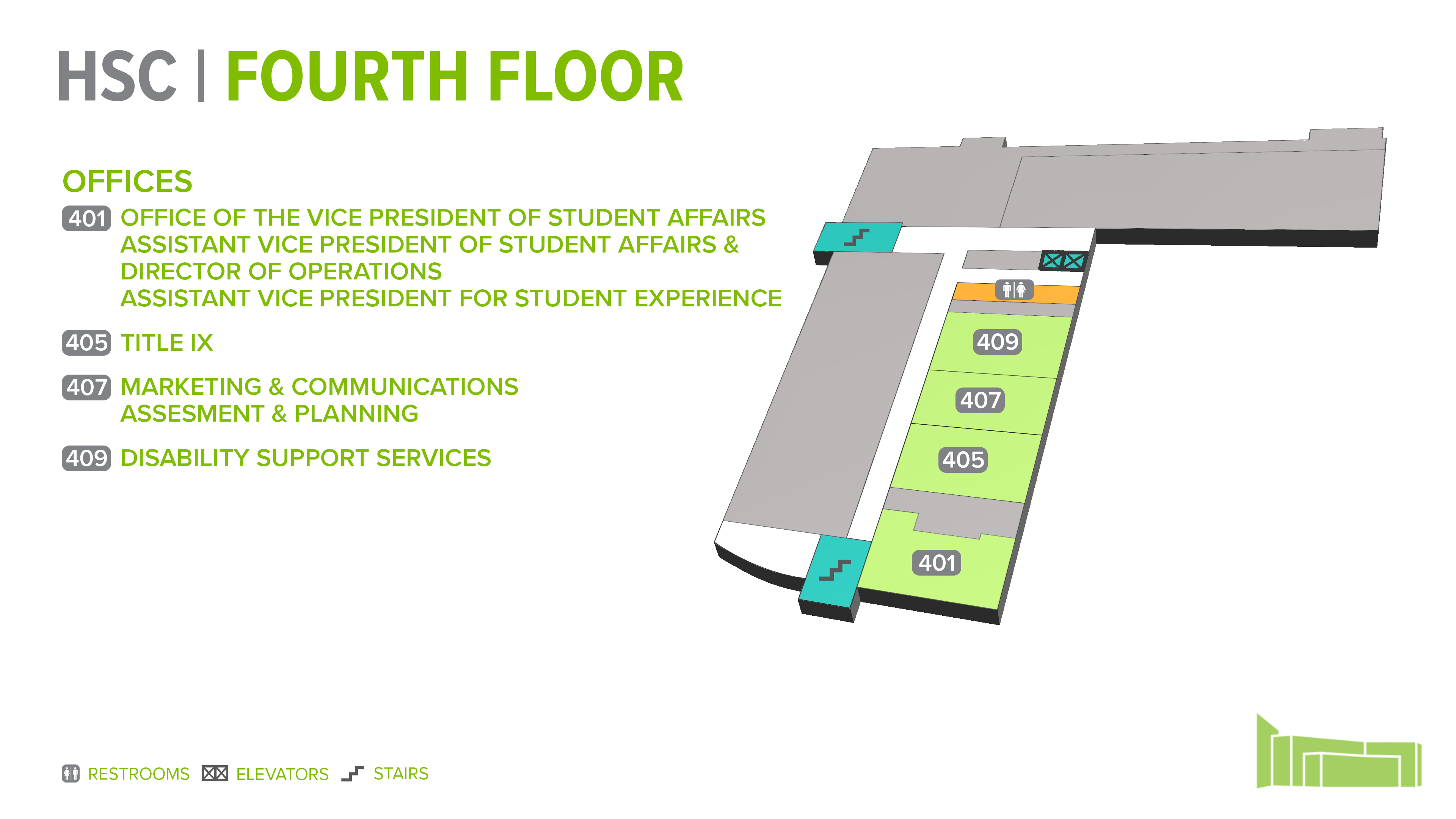 Building Map - Student Affairs - Hill Student Center